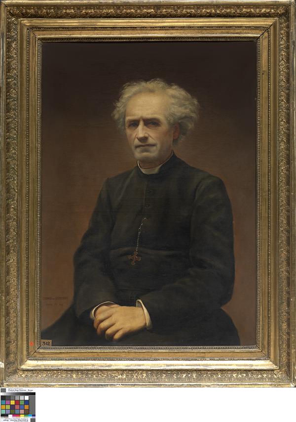Portrait of Pastor L. Van Haecke - Edouard van Speybrouck | FeelTheArt