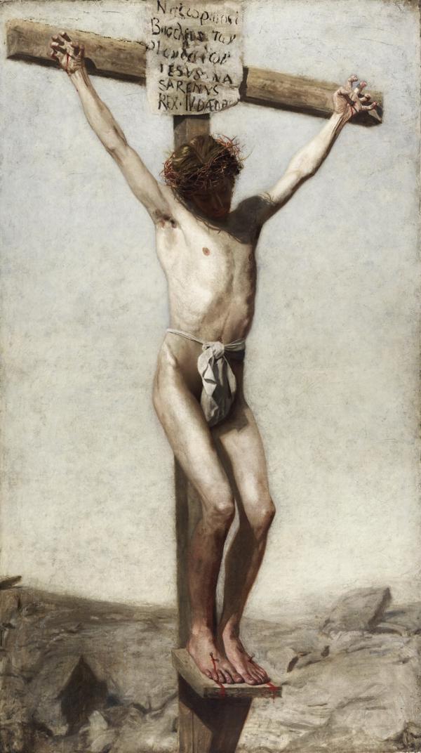 The Crucifixion - Thomas Eakins | FeelTheArt