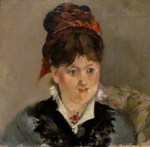 Portrait of Alice Legouvé in an armchair - Édouard Manet | FeelTheArt