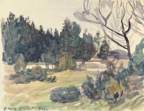Landscape Sketch - Paul Burman | FeelTheArt