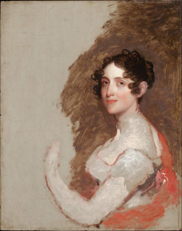 Mrs. Charles Stewart (Delia Tudor) - Gilbert Stuart | FeelTheArt