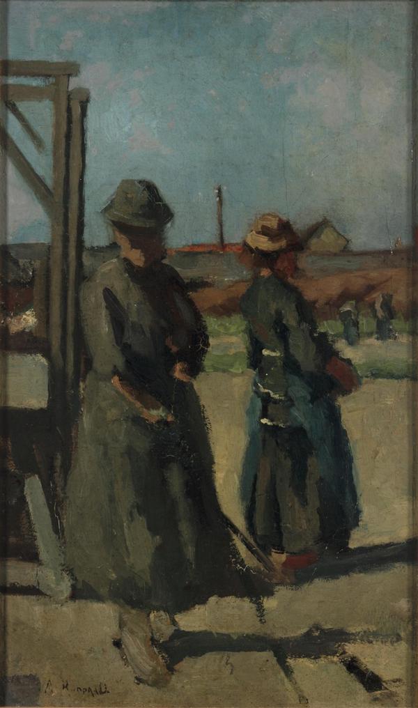 Two workers - Anthon van Rappard | FeelTheArt