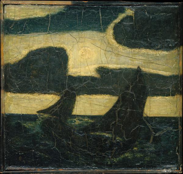 Moonlight Marina - Albert Pinkham Ryder | FeelTheArt