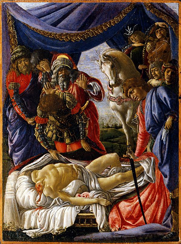 The Discovery of the Body of Holofernes - Sandro Botticelli | FeelTheArt