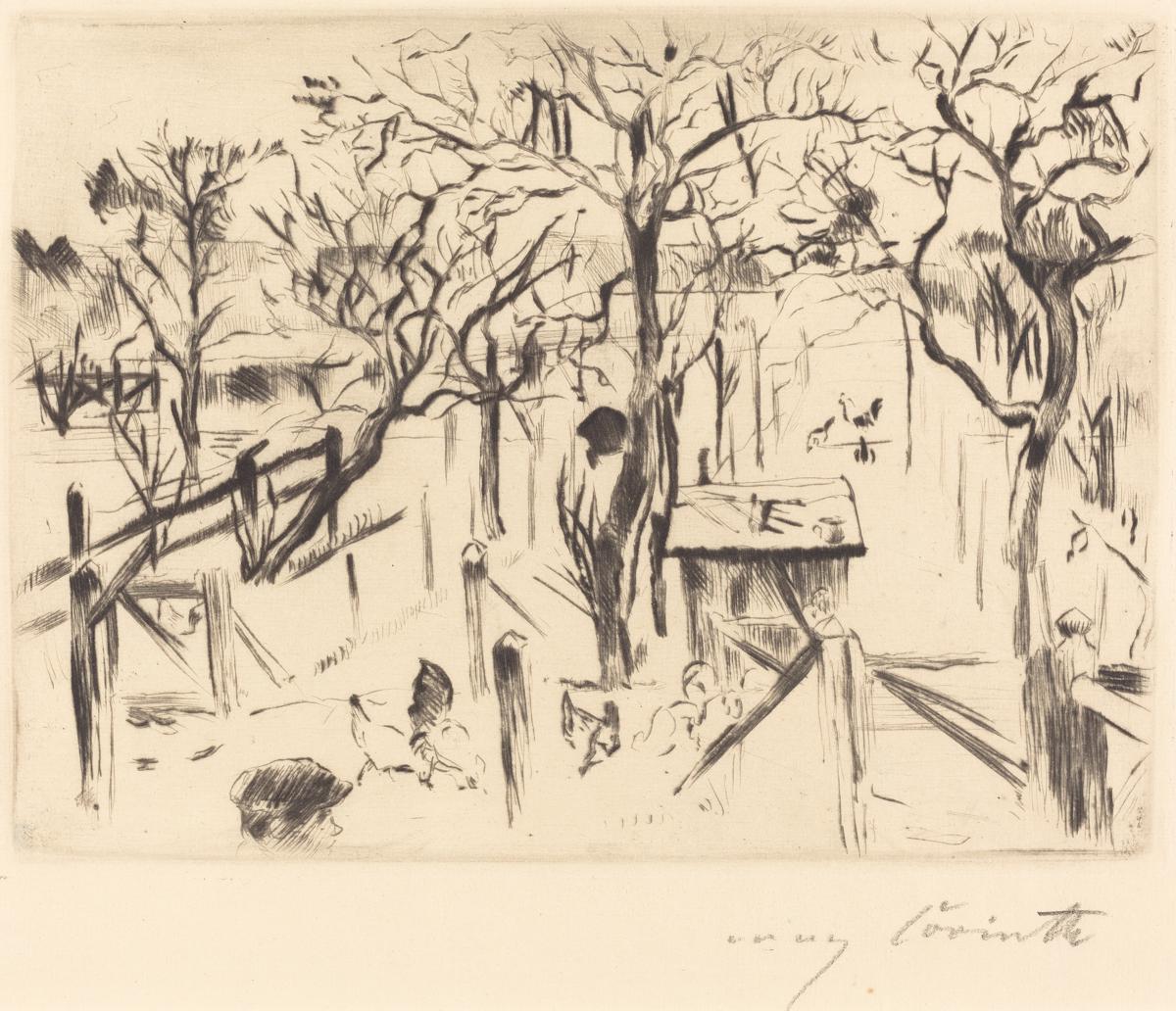 Jardín de frutas en otoño (Obstgarten im Herbst) - Lovis Corinth ...