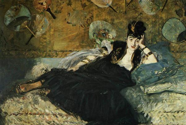 Woman with Fans - Édouard Manet | FeelTheArt