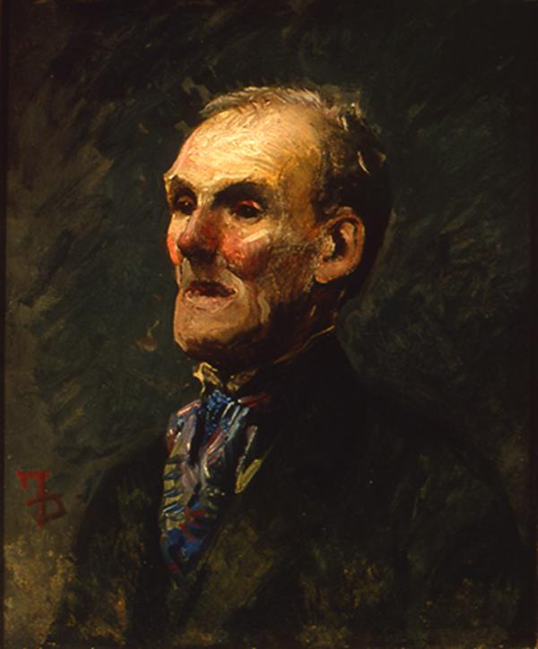 Study of an Old Man - Frank Duveneck | FeelTheArt