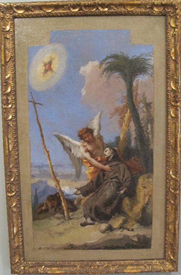 São Francisco recebendo os estigmas - Giovanni Battista Tiepolo ...