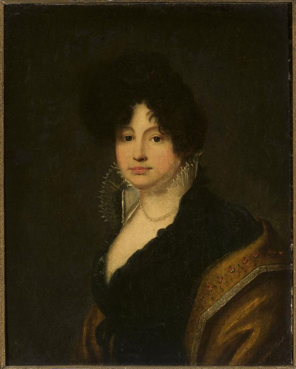Porträt von Anastasia Shcherbatov - Orest Adamowitsch Kiprenski ...