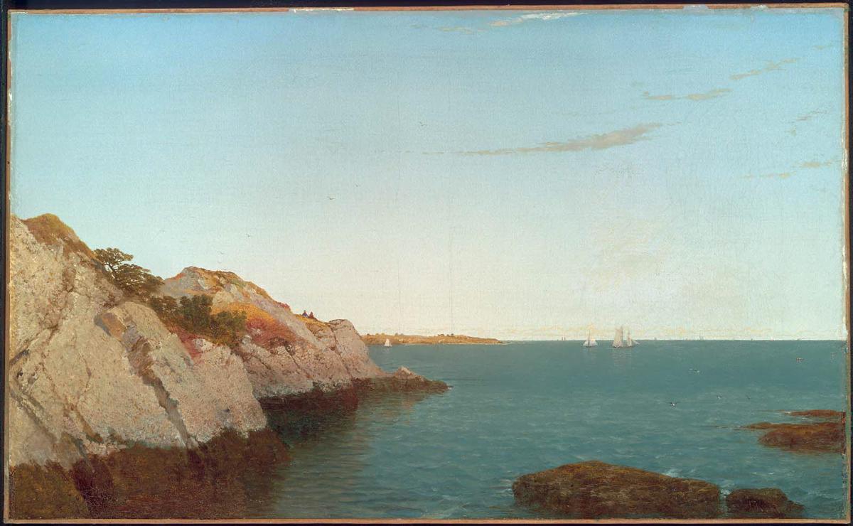 Smith's Point, Beverly, Massachusetts - John Frederick Kensett | FeelTheArt