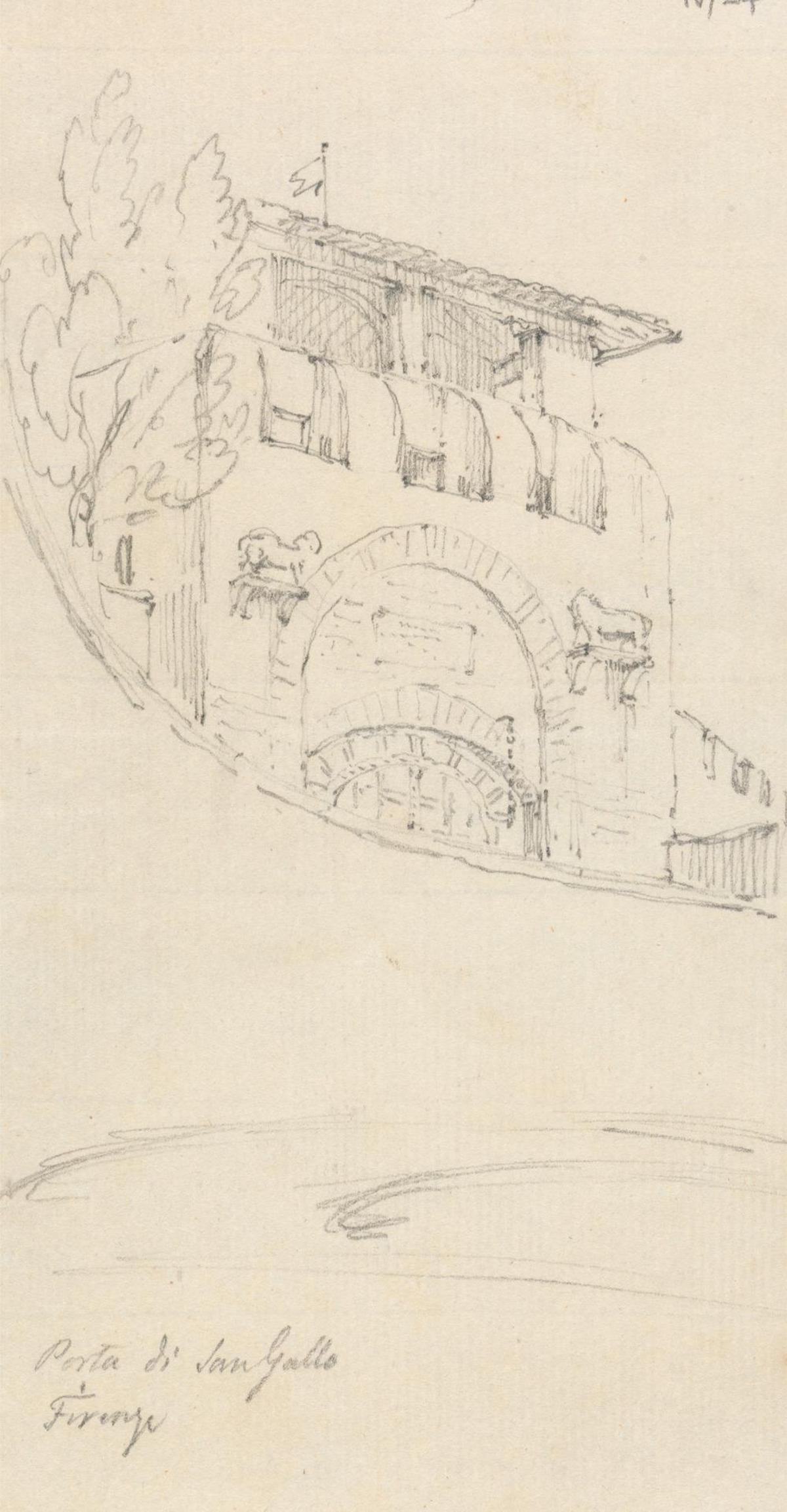 Gate of San Gallo, Florence - Robert Smirke | FeelTheArt