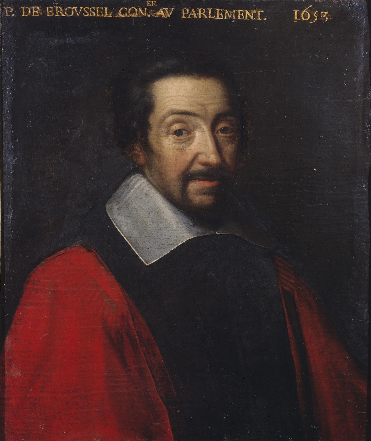 Portrait of Pierre Broussel (1576-1654), advisor to the parliament of ...