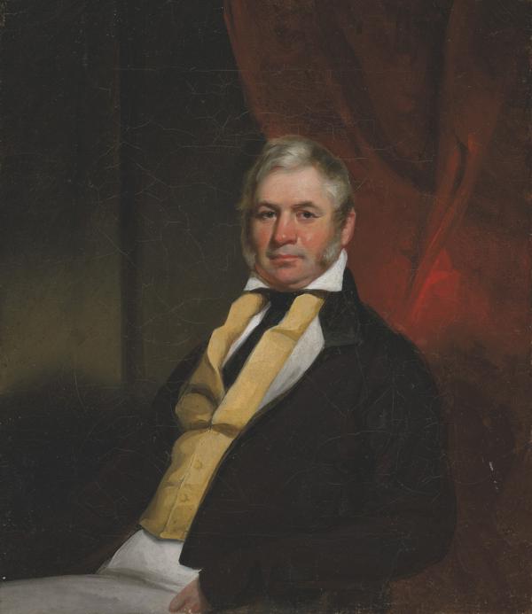 Portrait of Captain James Neish - George Chinnery | FeelTheArt