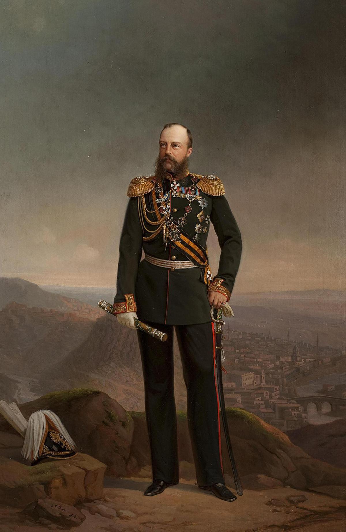 Portrait of Grand Duke Mikhail Nikolayevich - Georg von Bothmann ...