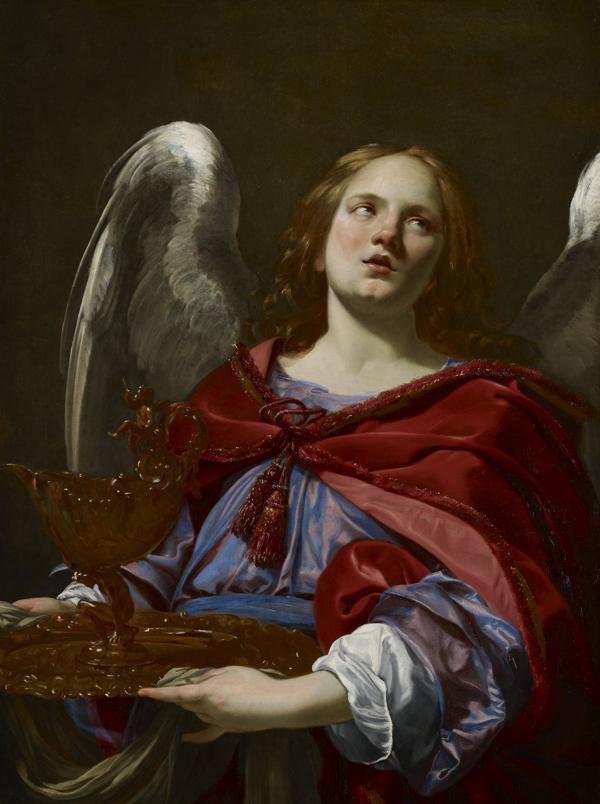Angels with Attributes of the Passion: Angel Holding the Vessel and ...