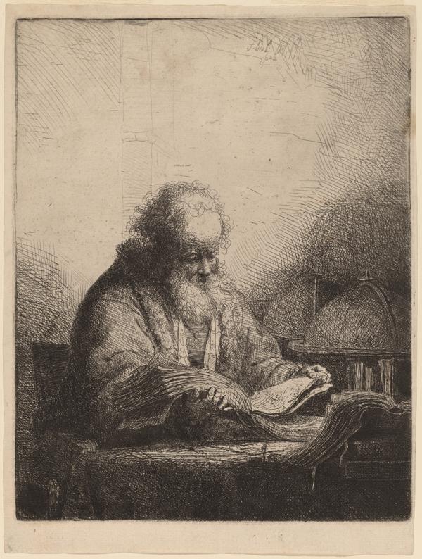 An Old Man Reading - Ferdinand Bol | FeelTheArt