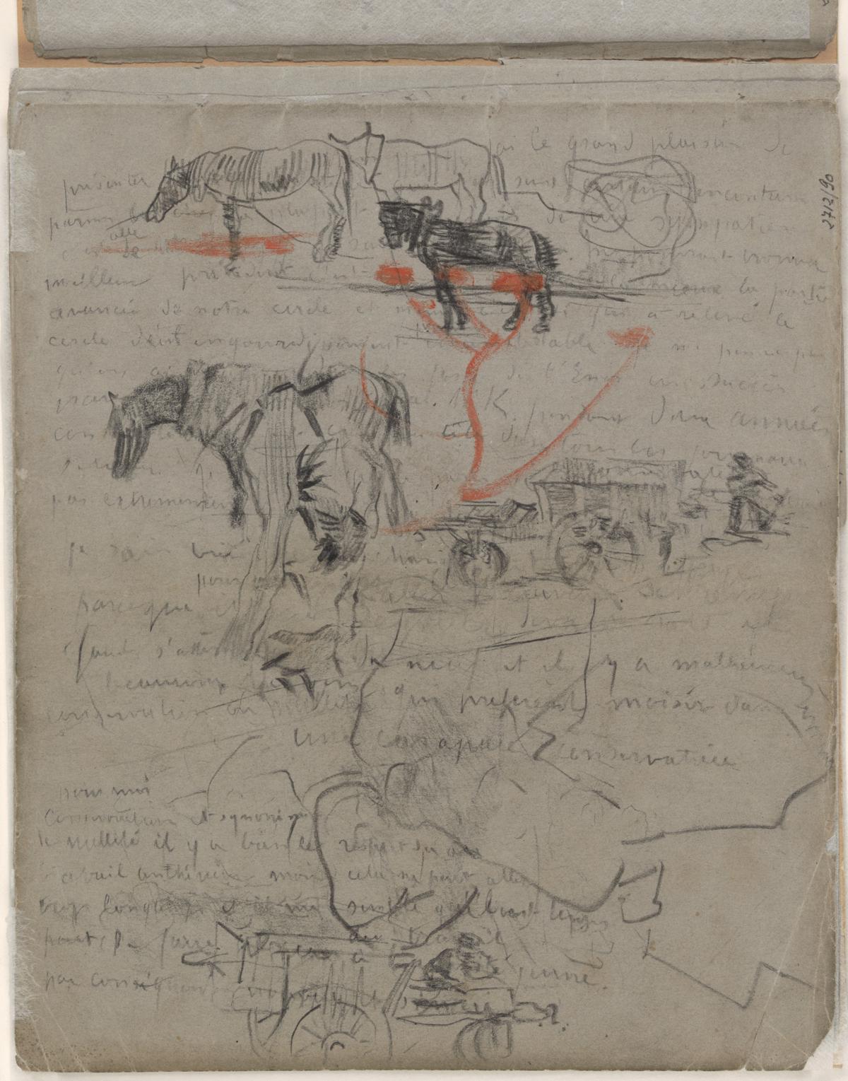 Paarden en tekst - James Ensor | FeelTheArt