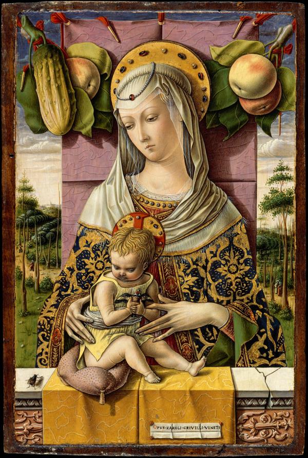 Virgin and Child (Bache) - Carlo Crivelli | FeelTheArt