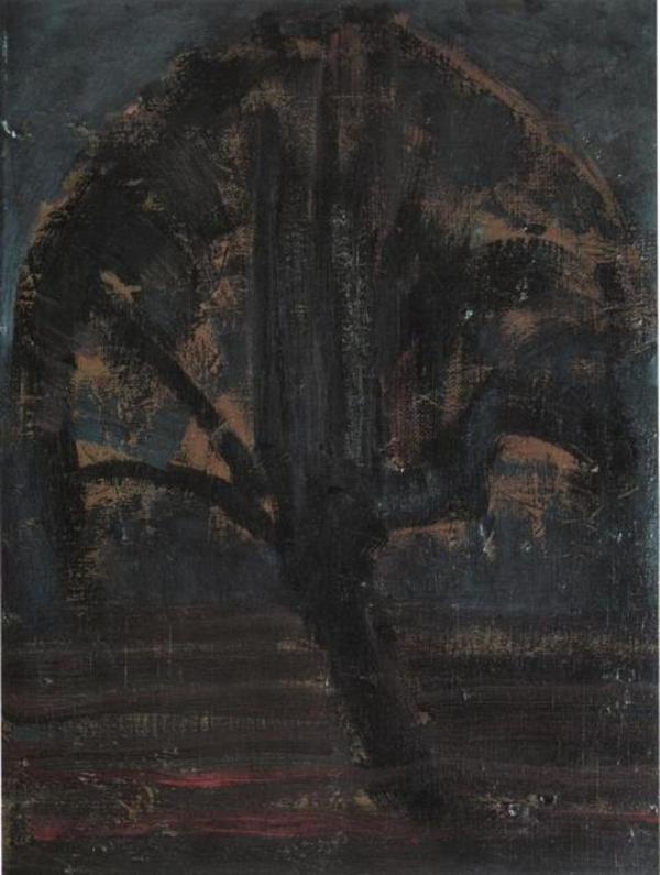 Blue willow tree I - Piet Mondrian | FeelTheArt