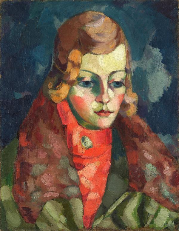 Portrait of a lady - Konrad Mägi | FeelTheArt