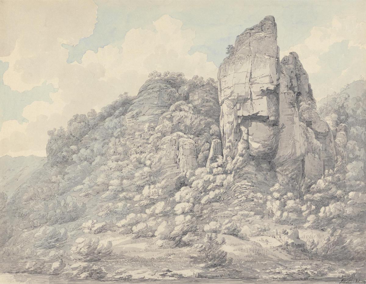 Rocks in Derbyshire - John Webber | FeelTheArt