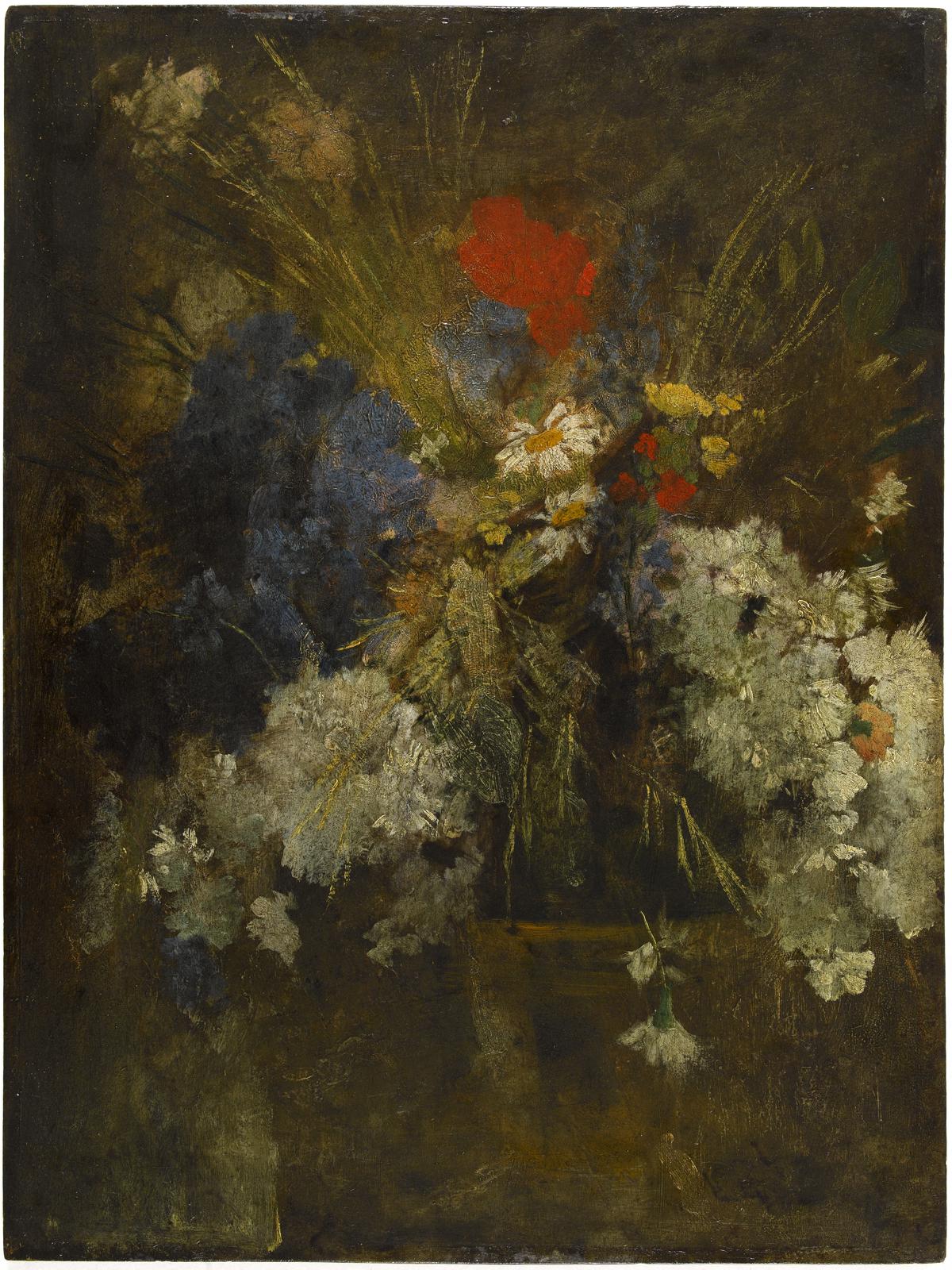 Flores de campo (amapola, margarita y aciano) - Jean-Baptiste Carpeaux ...