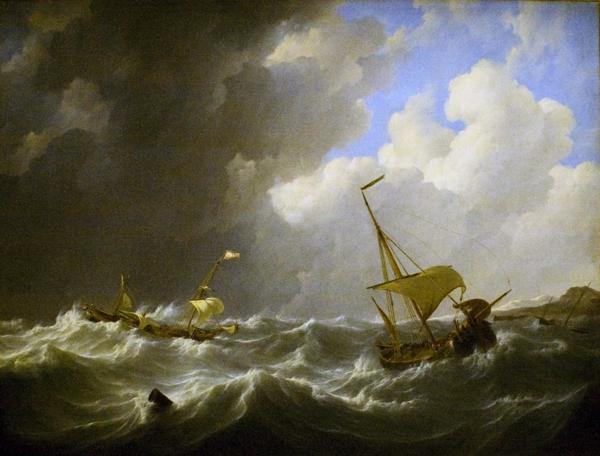 Storm op zee - Johannes Christiaan Schotel | FeelTheArt
