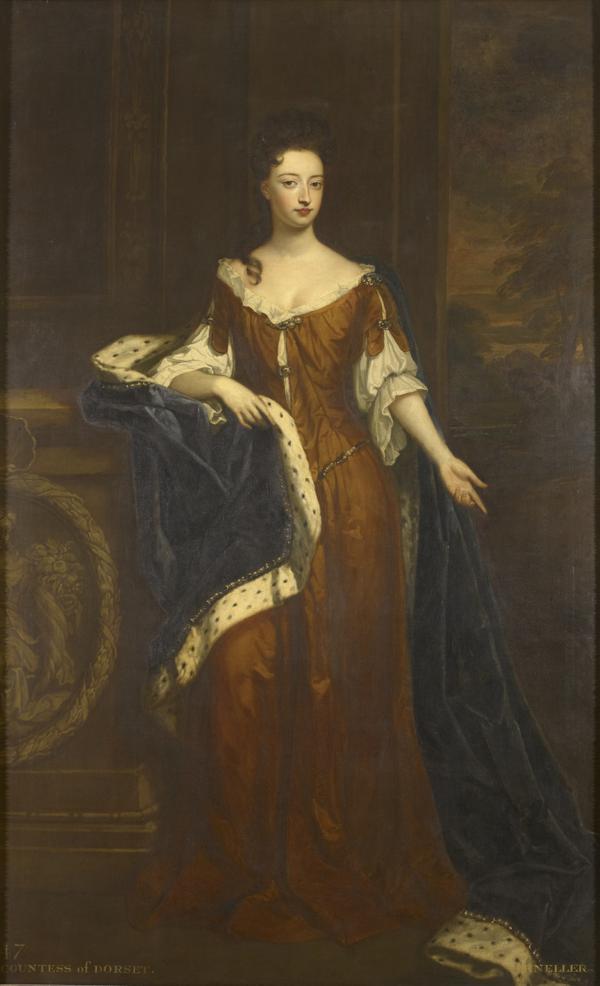 Mary Compton, Countess of Dorset (1669-91) - Godfrey Kneller | FeelTheArt