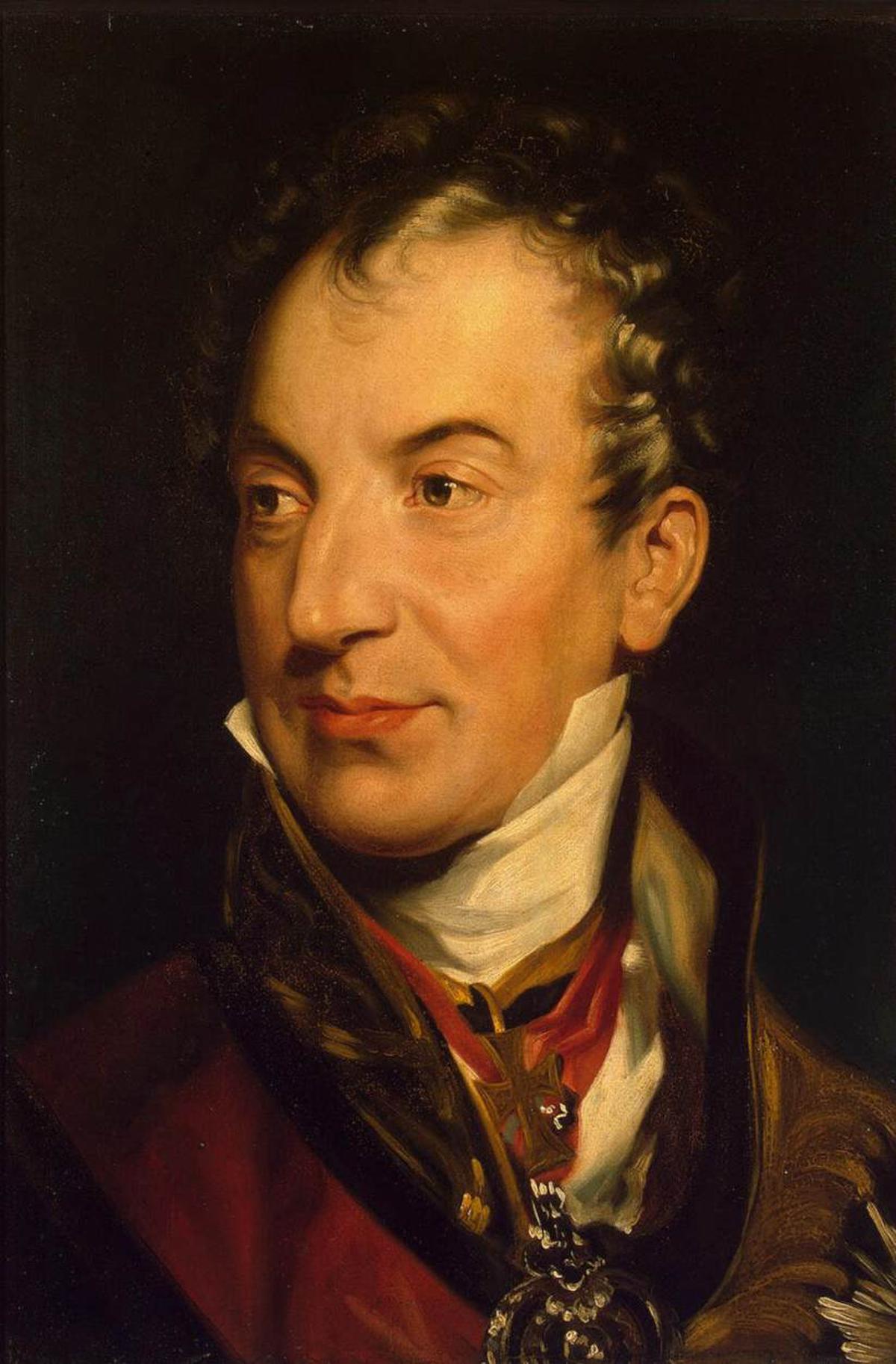 Portrait of Prince Klemens Wenzel Lothar von Metternich (1773-1859 ...