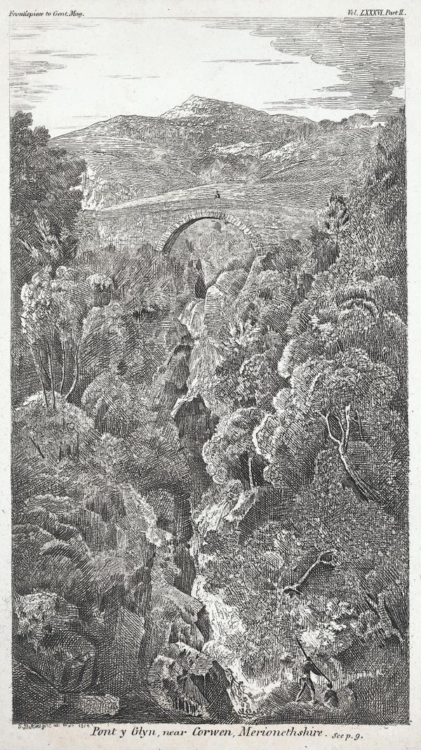 Pont y Glyn, perto de Corwen, Merionethshire - John Baverstock Knight ...