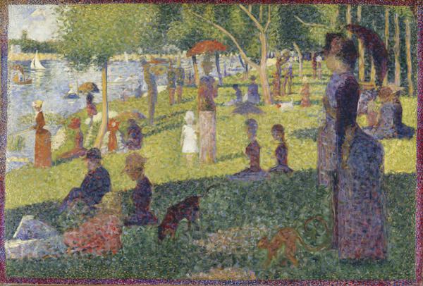 Study for "A Sunday on La Grande Jatte" - Georges Seurat | FeelTheArt
