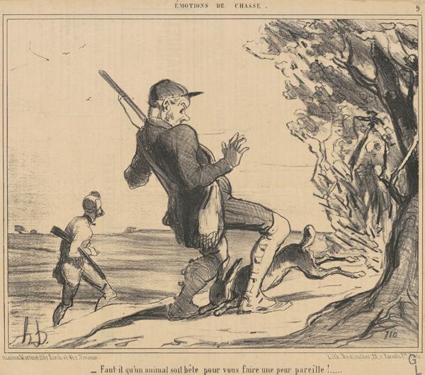 Faut-il qu'un animal soit bête - Honoré Daumier | FeelTheArt