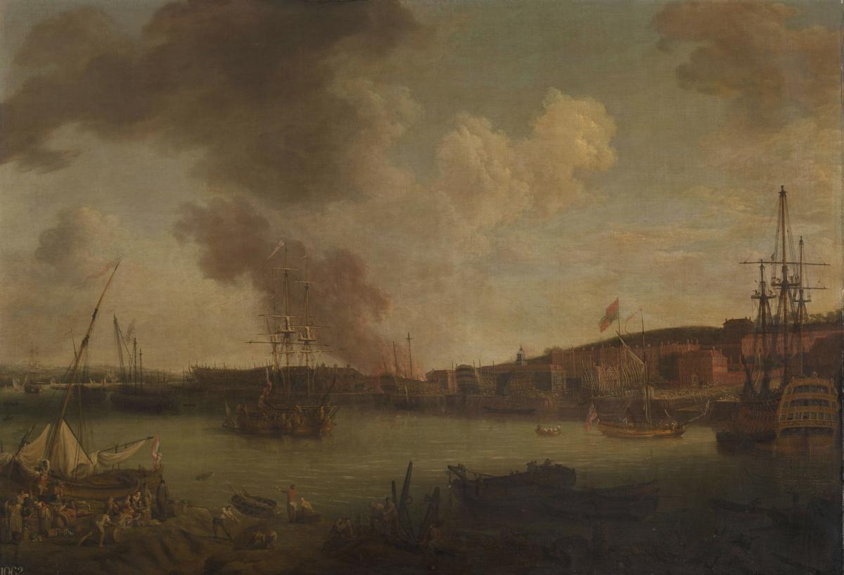 The Dockyard at Chatham - Richard Paton | FeelTheArt