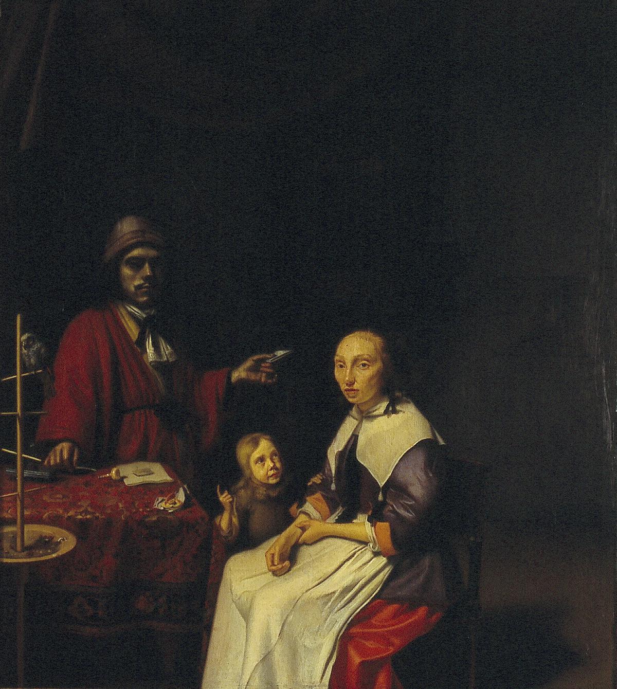 Hugo's Gravesande (1633-1699), his wife Mechteld van Bleyswijk (1638 ...