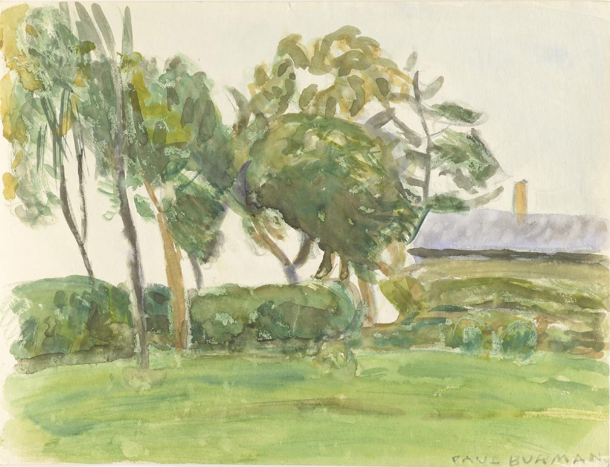 bosquejo de paisaje - Paul Burman | FeelTheArt