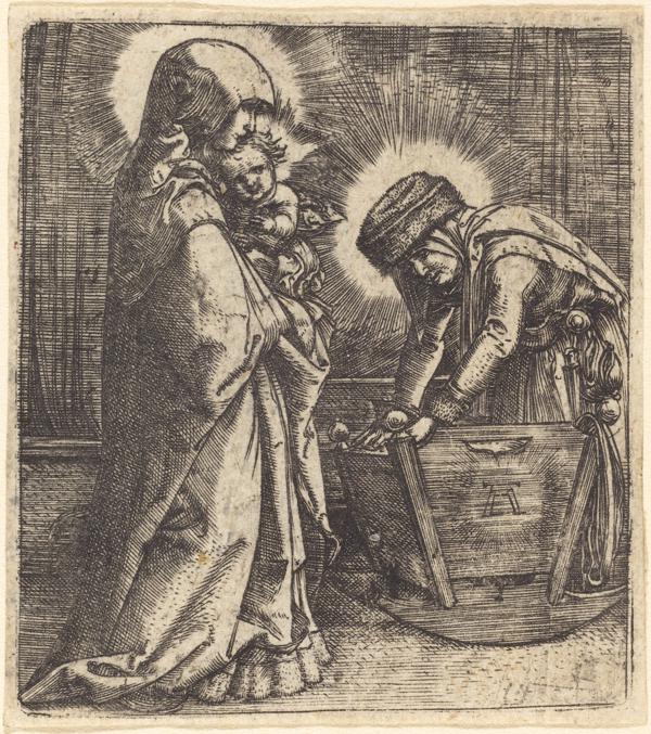 Die Jungfrau und das Kind und die Heilige Anne - Albrecht Altdorfer ...