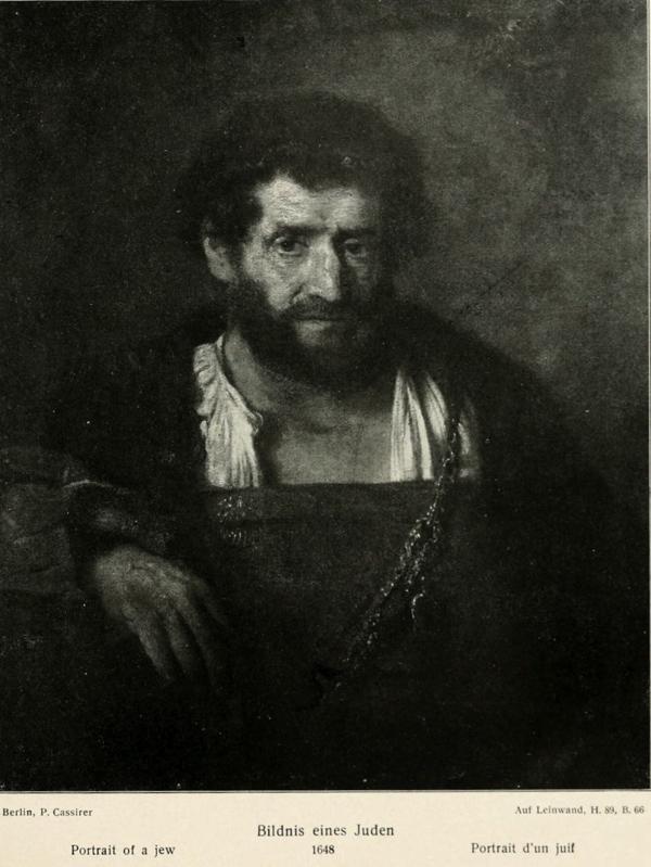 Portrait of a Jew - Rembrandt | FeelTheArt