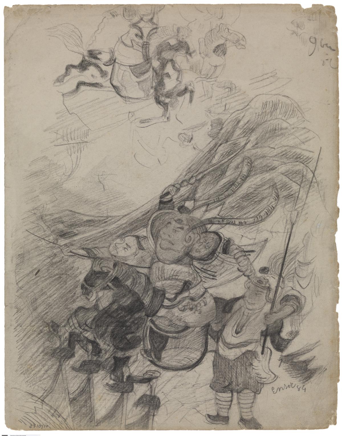 Chinoiserie, tafereel - James Ensor | FeelTheArt