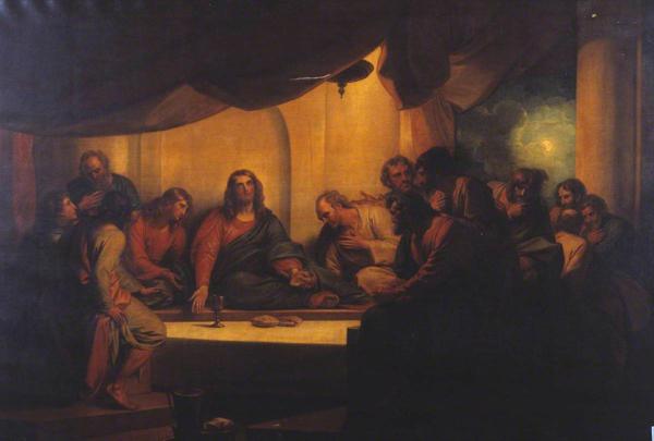 The Last Supper - Benjamin West | FeelTheArt