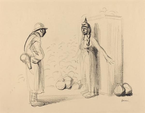 Escondiendo el «louis» - Jean-Louis Forain | FeelTheArt
