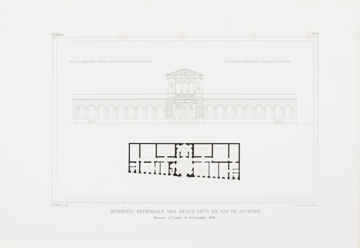 Académie Impériale des Beaux Arts - de Rio de Janeiro. Ouverte à l ...