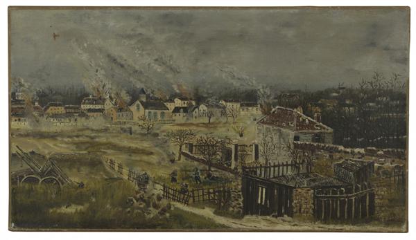 Battle of Champigny - Episode of the War of 1870 - Henri Rousseau ...