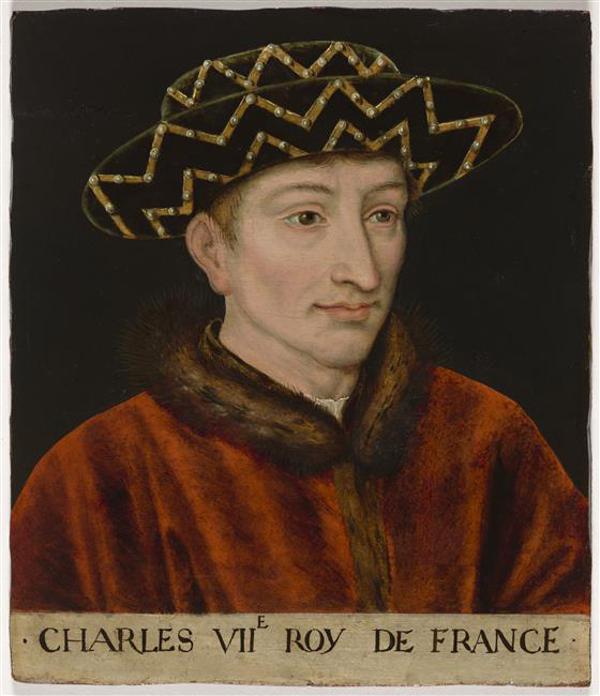 Portrait of Charles VII, King of France - Jean Fouquet | FeelTheArt