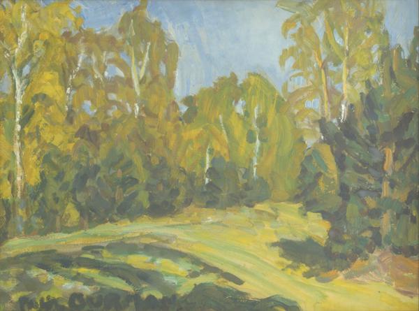 Forest landscape - Paul Burman | FeelTheArt