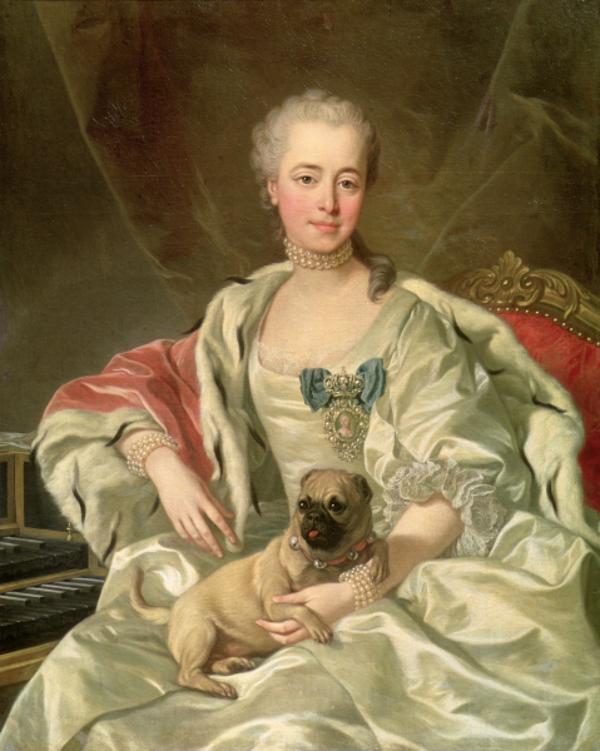 Portrait of Princess Ekaterina Dmitrievna Golitsyna (1720–1761), née ...