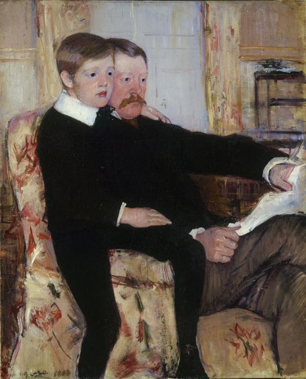 Portrait of Alexander J. Cassatt and His Son, Robert Kelso Cassatt ...