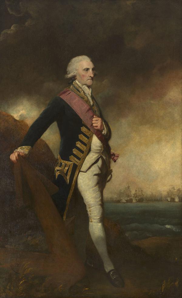 George Brydges, First Lord Rodney (1719?-92) - Joshua Reynolds | FeelTheArt