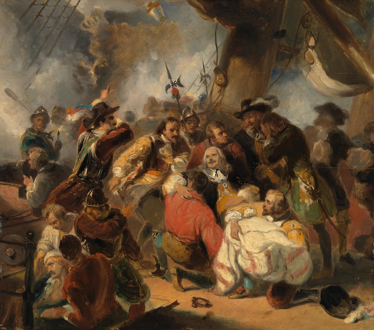 The year 1676. Michiel de Ruyter is mortally wounded in the battle of ...