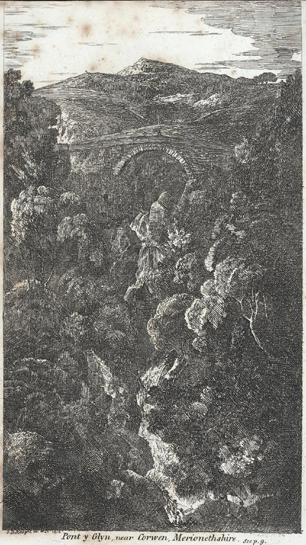 Pont y Glyn: cerca de Corwen, Merionethshire - John Baverstock Knight ...