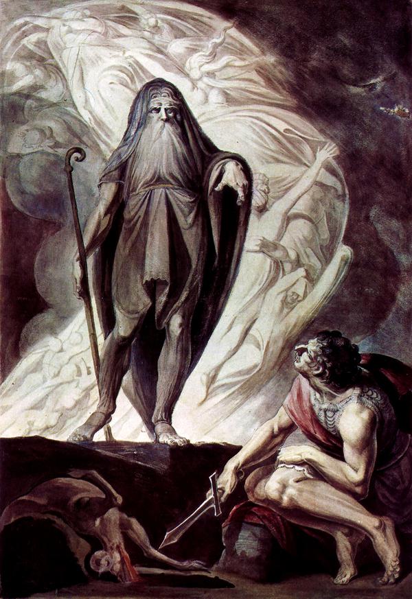 Tiresias appears to Ulysses during the sacrifice - Henry Fuseli ...